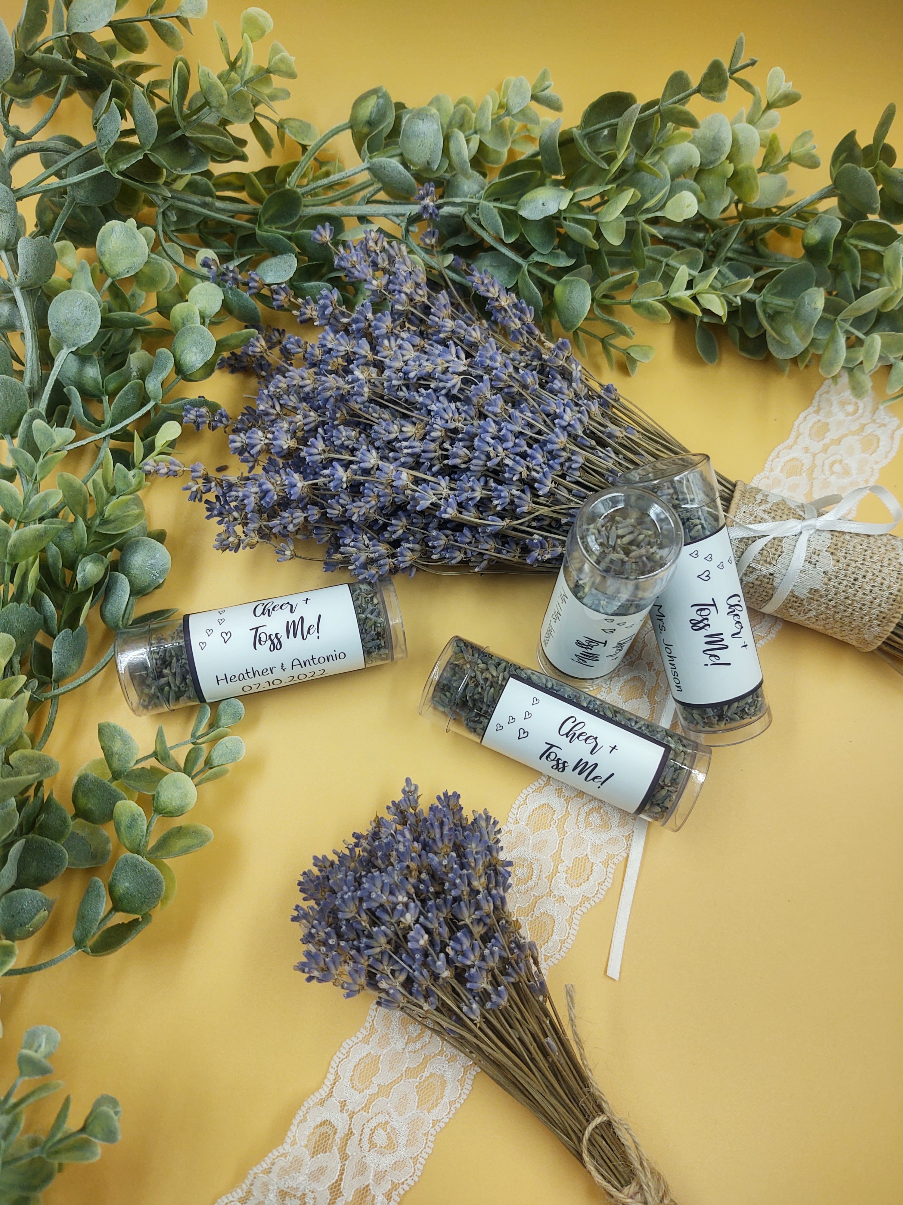 Fragrant Lavender Send-Off: Biodegradable Wedding Toss | Lavender ...